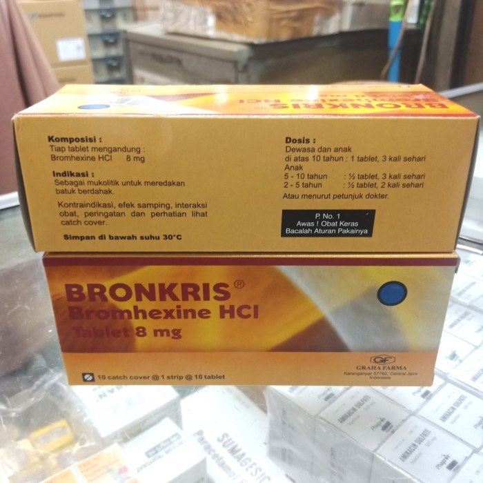 Jual BRONKRIS Bromhexin HCl 8mg | Shopee Indonesia