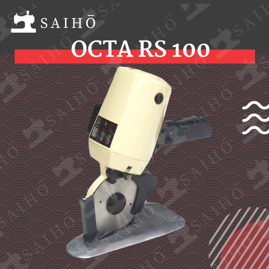 Jual Mesin Potong Bahan Kain KM OCTA RS-100/RS 100 Portable Oktagonal ...