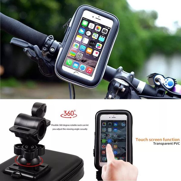 Jual Holder Sepeda Motor Stang Anti Air Dudukan Handphone HP Universal HP 6,3' | Shopee Indonesia