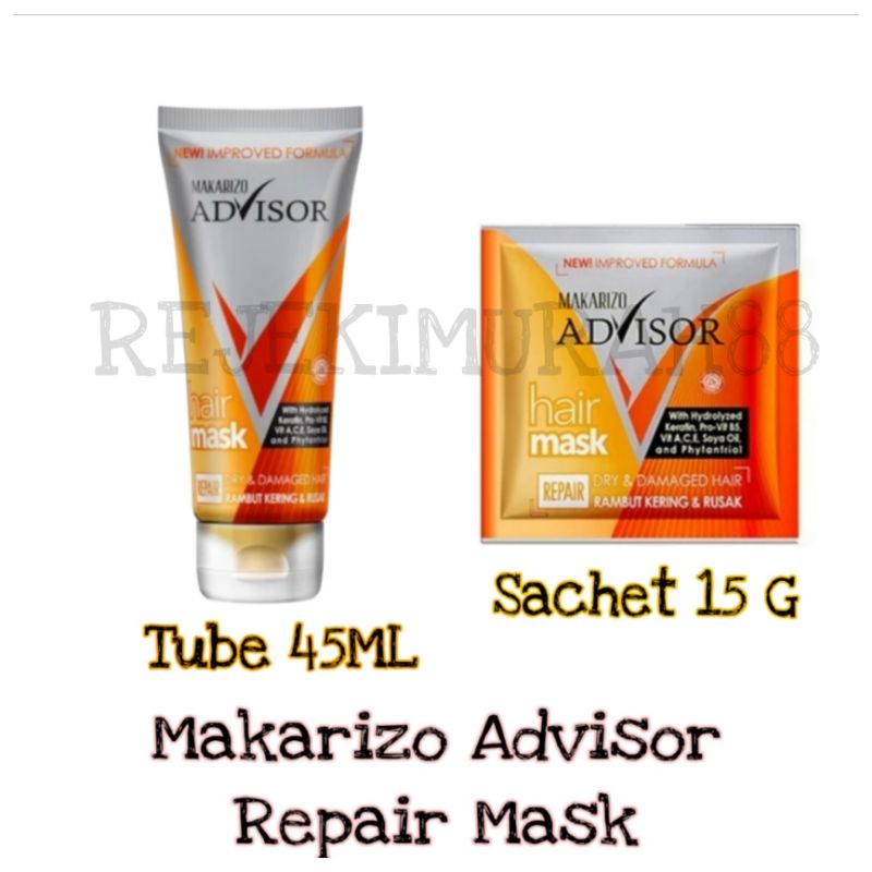 Jual Makarizo Advisor Hair Repair Mask / Hair Mask / Masker Rambut ...