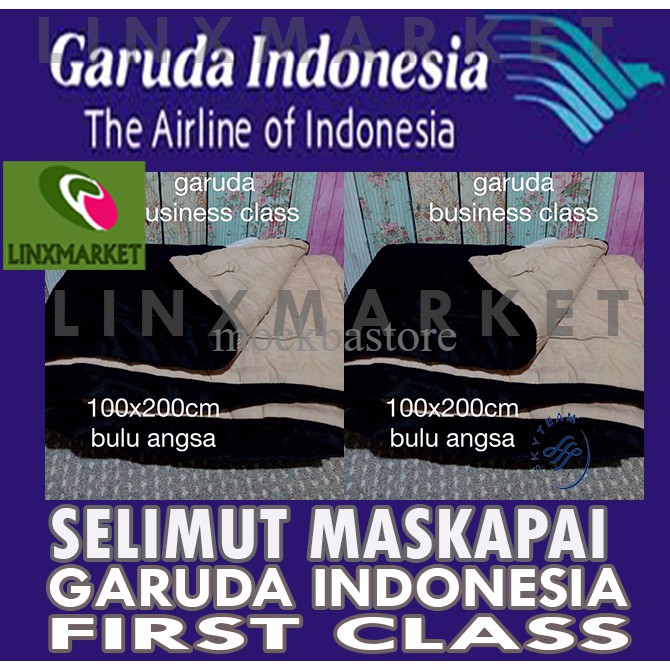Jual SELIMUT FIRST CLASS MASKAPAI GARUDA INDONESIA | Shopee Indonesia