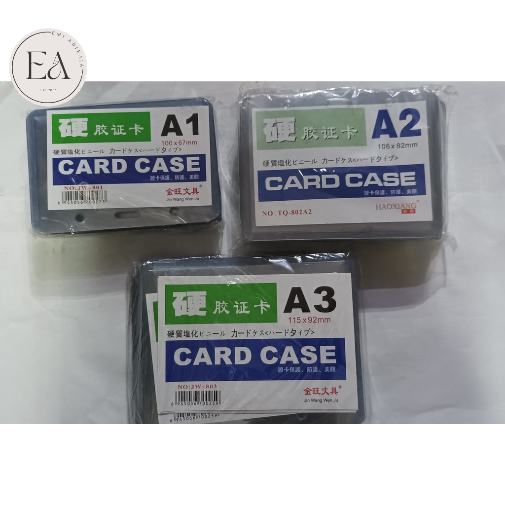 Jual Top Loader Photo Card / Card Case / Name Tag ID Card 1 Pak (20Pcs ...