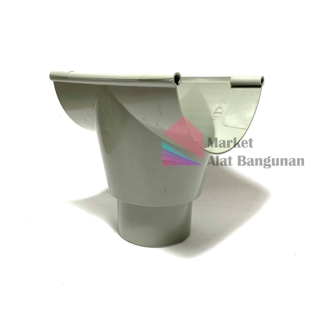 Jual Corong Talang AIr Setengah Lingkaran PVC 6" / Corong Talang ...