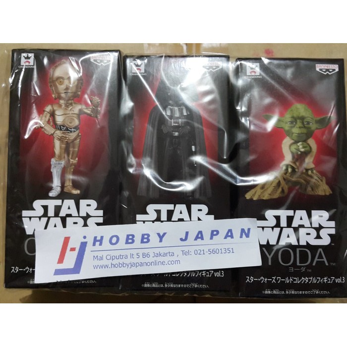 Jual Wcf Star Wars - Darth Vader , C3Po And Yoda - Db53Ac - Original ...