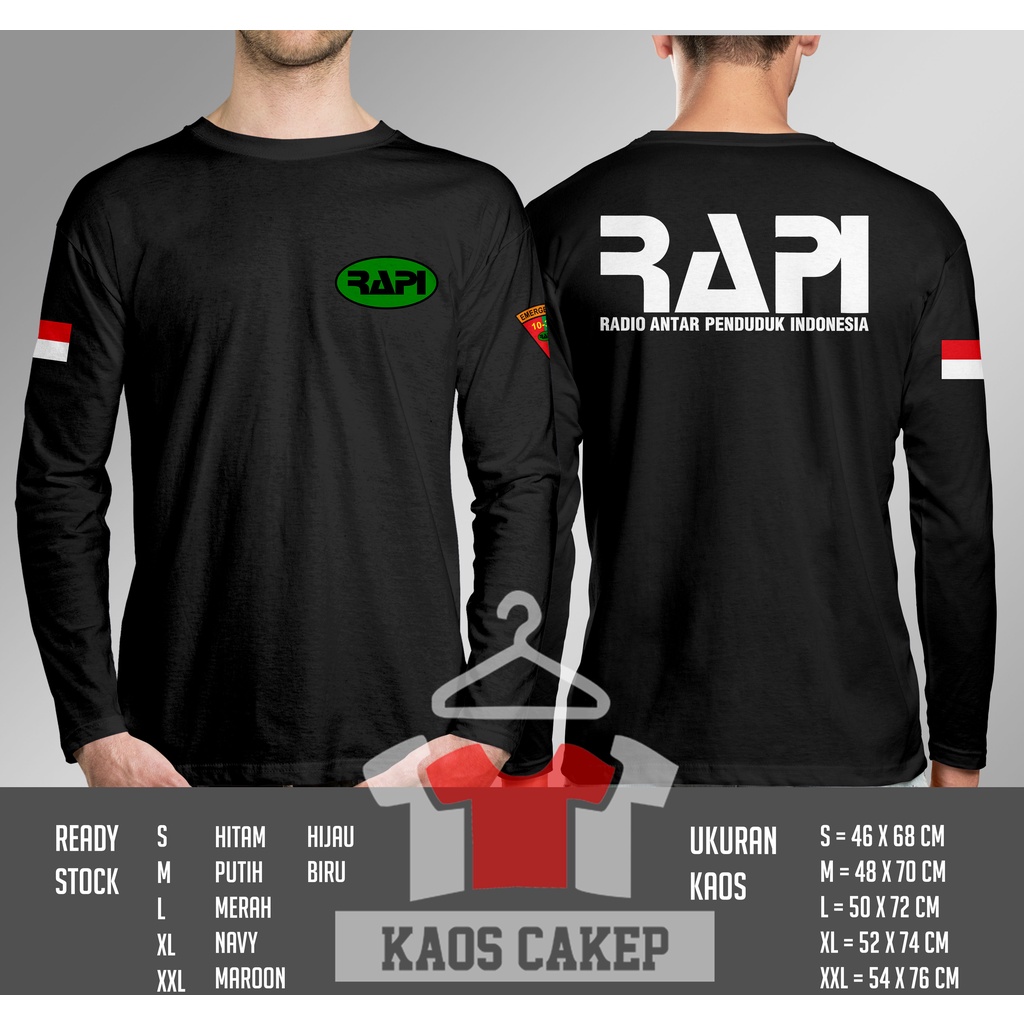 Jual Kaos RAPI Radio Antar Penduduk Indonesia Logo Full Patch Lengan ...