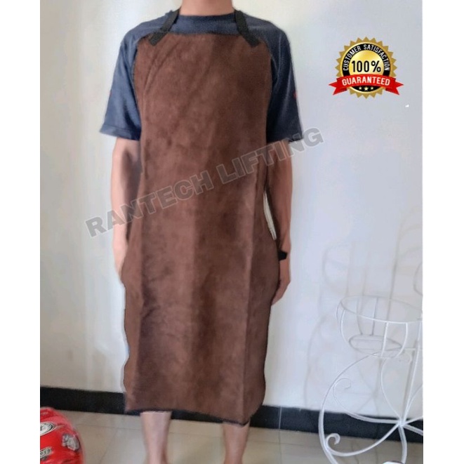Jual Apron Las Dada / Appron Las Dada Coklat / Apron set (Dada Lengan ...