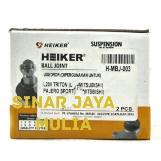 Jual Ball joint bawah lower Triton Pajero merk heiker | Shopee Indonesia