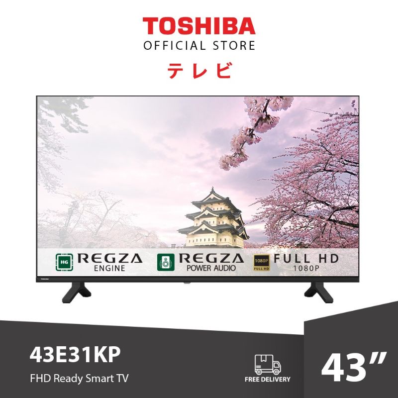 Jual TOSHIBA LED FULL HD NEW SMART TV 2022 43V31LP | Shopee Indonesia