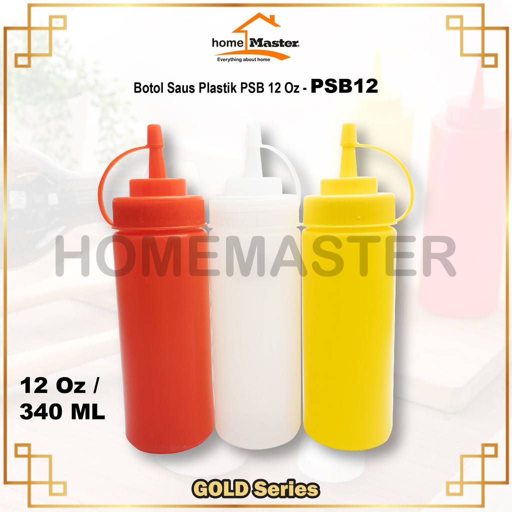 Jual HomeMaster Botol/Bottle Squeeze/Saus/Sauce/Condiment/Bumbu Plastik ...