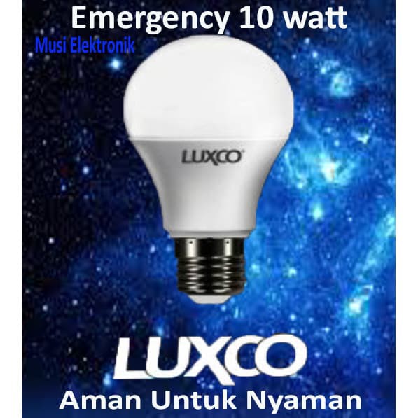 Jual Lampu LED 10W EMERGENCY LUXCO | Shopee Indonesia