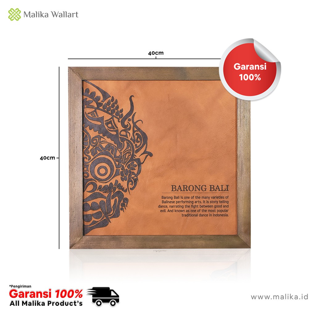 Jual Hiasan Dinding Kulit 'Barong Bali by Malika Wallart | Shopee Indonesia