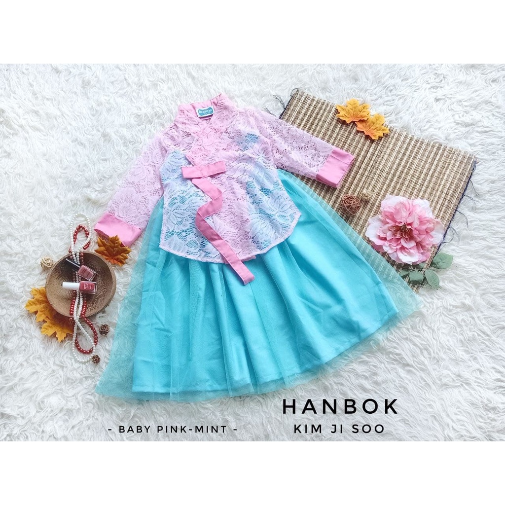 Jual HANBOK KIM JI SOO/HANBOK BROKAT KOREA/HANBOK DRAKOR/HANBOK MODEL ...