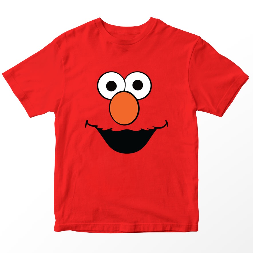 Jual Kaos Sesame Street Elmo Kartun Anak, Warna Merah Umur 1-10 Tahun ...