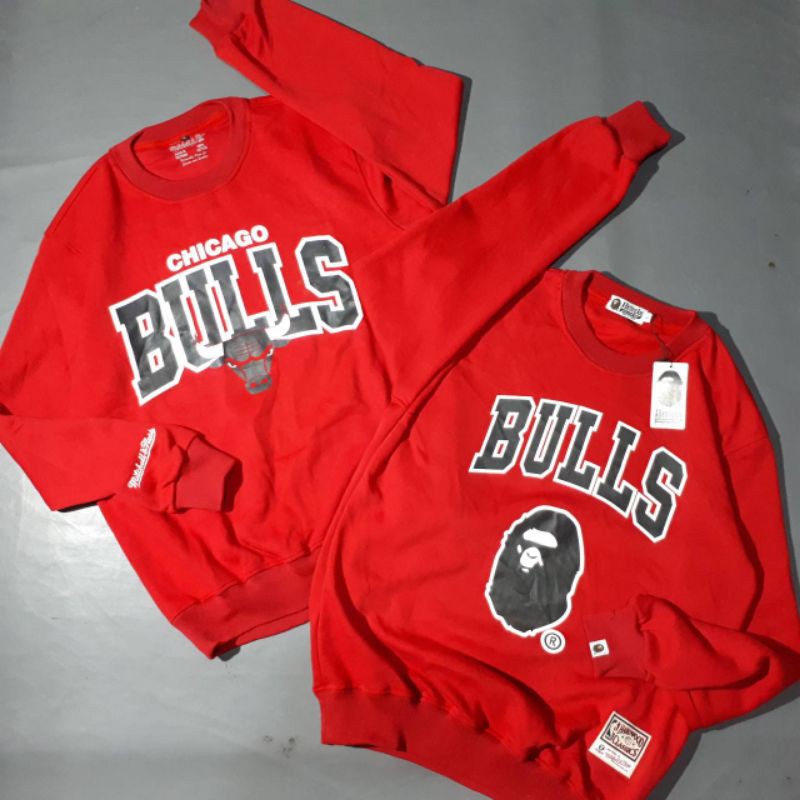 Jual Jaket Crewneck Chicago Bulls & Chicago X A Bathing Ape 93 Full Teg ...