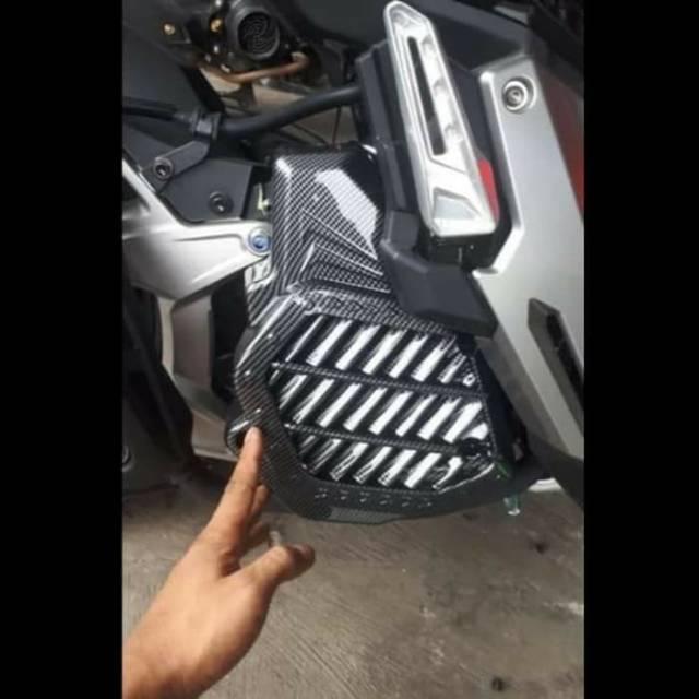 Jual Cover tutup radiator carbon honda ADV 150 cover tutup radiator ...