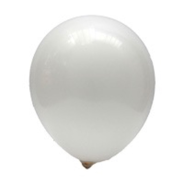 Jual Balon Metalik Putih isi 50 pcs | Balon Latex Putih isi 50 Pcs ...