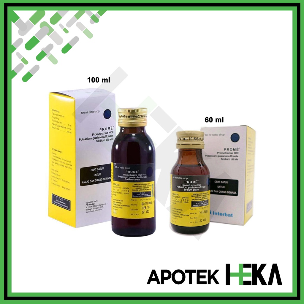 Jual Prome Expectorant - Sirup Obat Batuk Berdahak | Shopee Indonesia