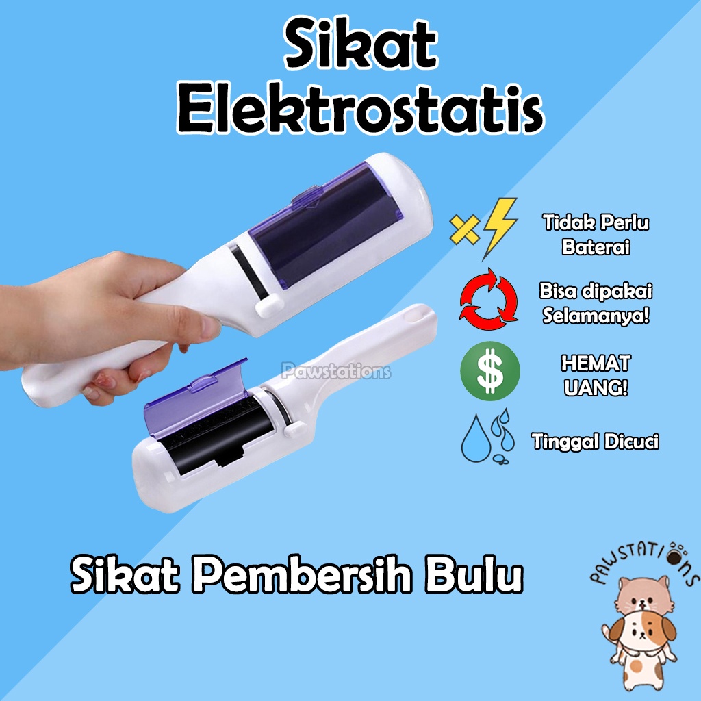 Jual Sikat Pembersih Bulu Kucing Alat Pembersih Bulu Kucing Roll ...