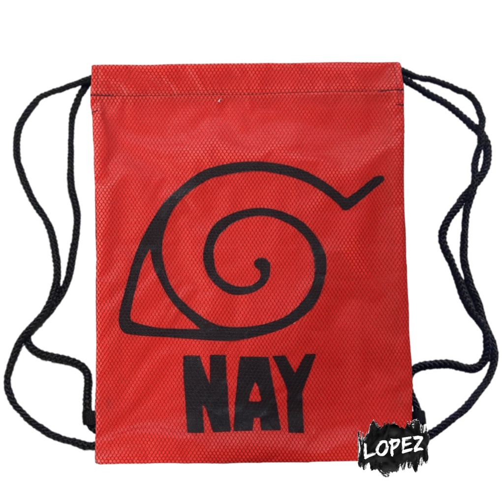 Jual Tas Jaring Konohagakure / Backpack Hidden Leaf Village / Stringbag ...