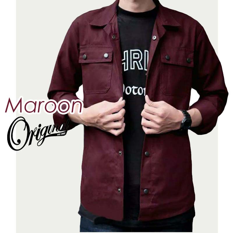 Jual Jaket Semi Parka Pria Canvas Dickies Ukuran M L XL XXL / Jaket ...