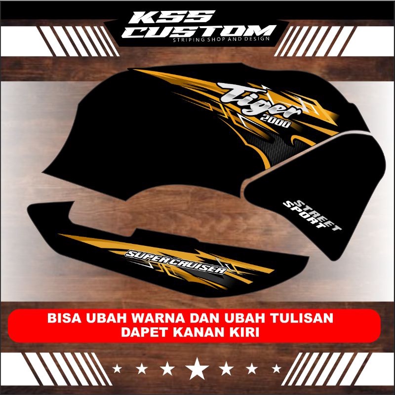 Jual striping tiger lama tiger 2000 tiger variasi tiger super cruiser ...