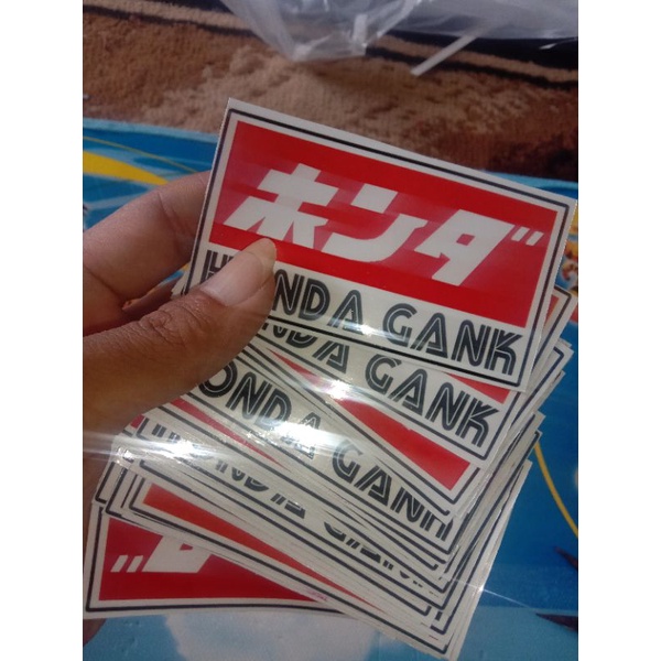 Jual sticker honda gank | Shopee Indonesia