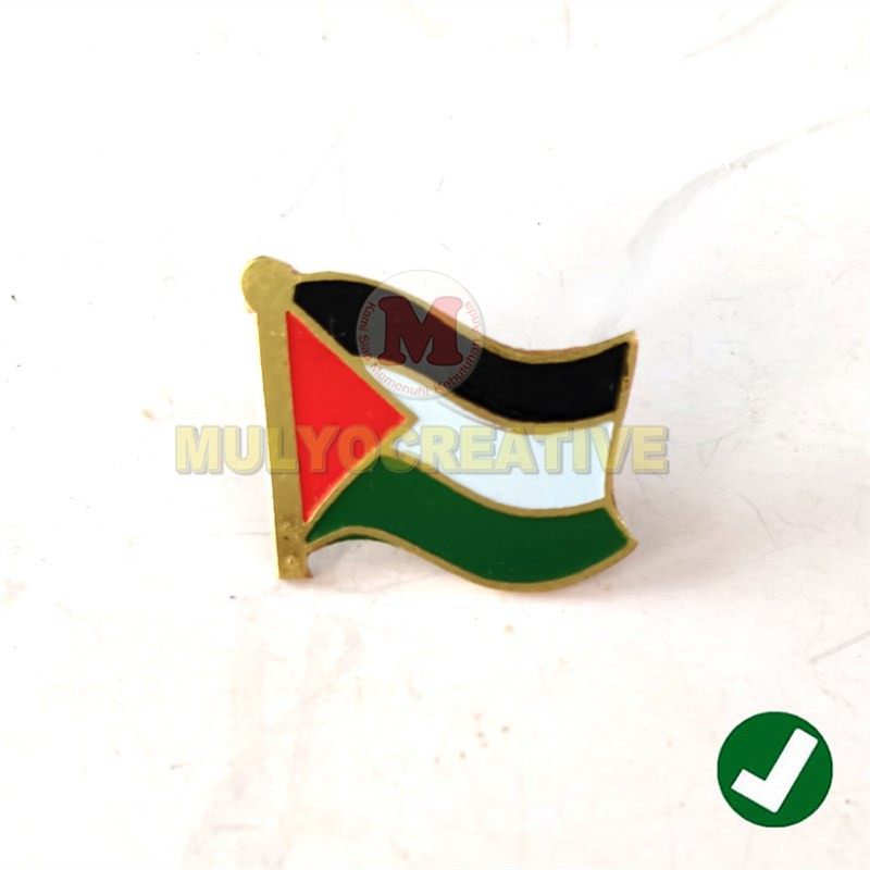 Jual Pin Bendera Negara Palestina Pin Bros Bendera Palestina Flag Pin ...