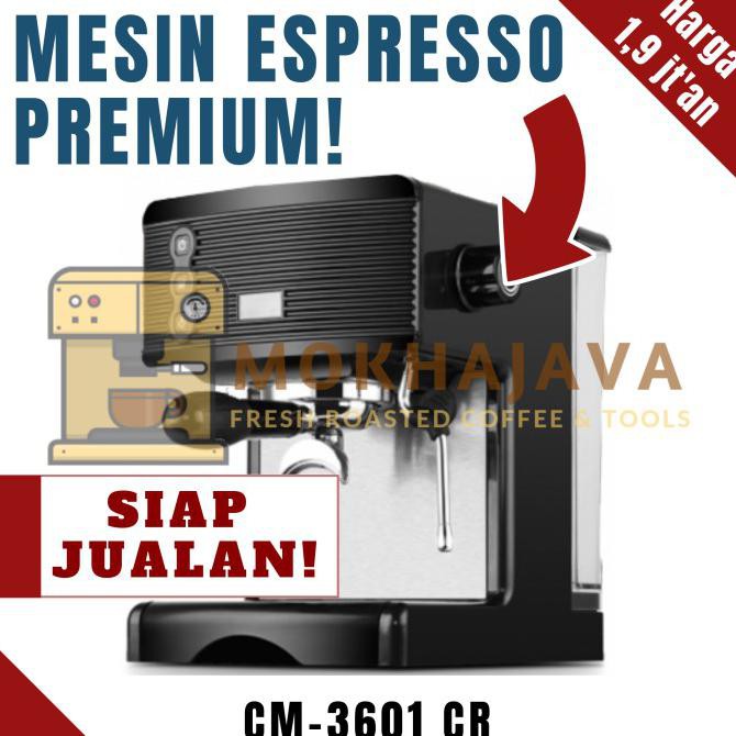 Jual Produk Unggulan] Mayaka Premium Espresso Machine Cm-3601 Cr Mesin ...