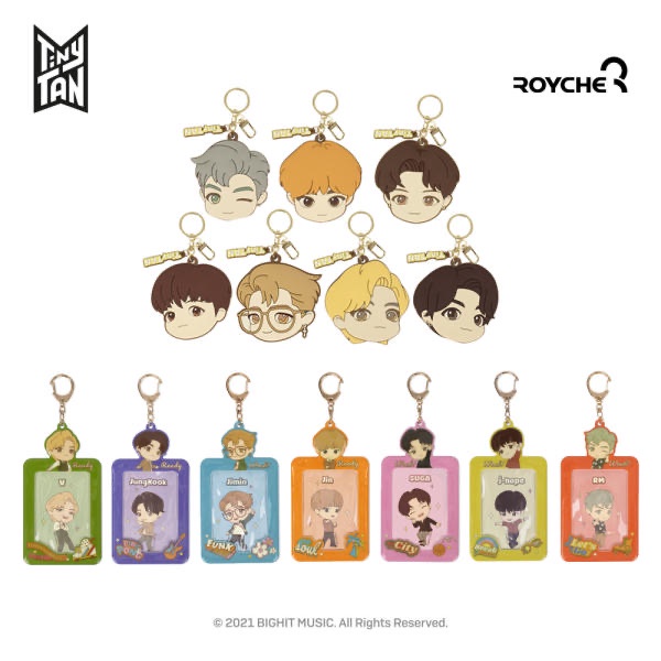 Jual TINYTAN DYNAMITE MERCH PHOTOCARD HOLDER METAL KEYRING BADGE PIN PHOTO CARD GANTUNGAN KEY ...