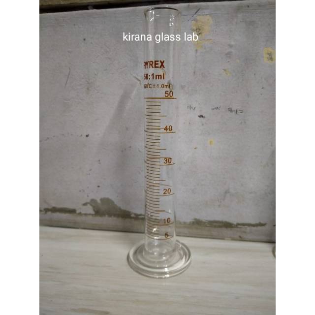 Jual Measuring Cylinder / Gelas Ukur 50ml Pyrex | Shopee Indonesia