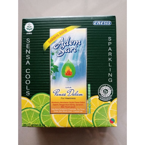 Jual Adem Sari Minuman Penyegar, Dus 5 Sachet 7g | Shopee Indonesia