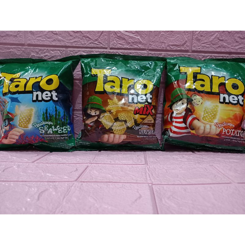Jual Taro 65g kemasan besar 3 varian rasa (seaweed, teriyaki, potato) | Shopee Indonesia
