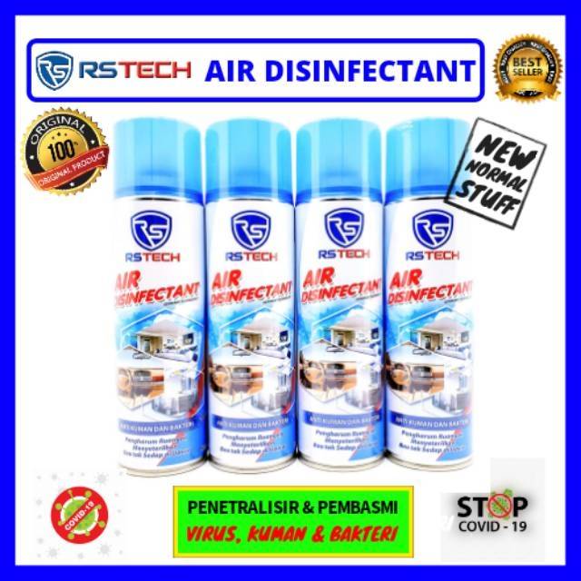 Jual RS TECH Air Disinfectant 500ml Kualitas Premium Spray Desinfektan ...