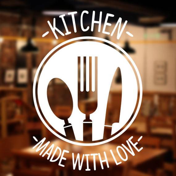 Jual Stiker Kitchen Made Dinding Kaca Pintu Dapur Resto Cafe Kantin ...