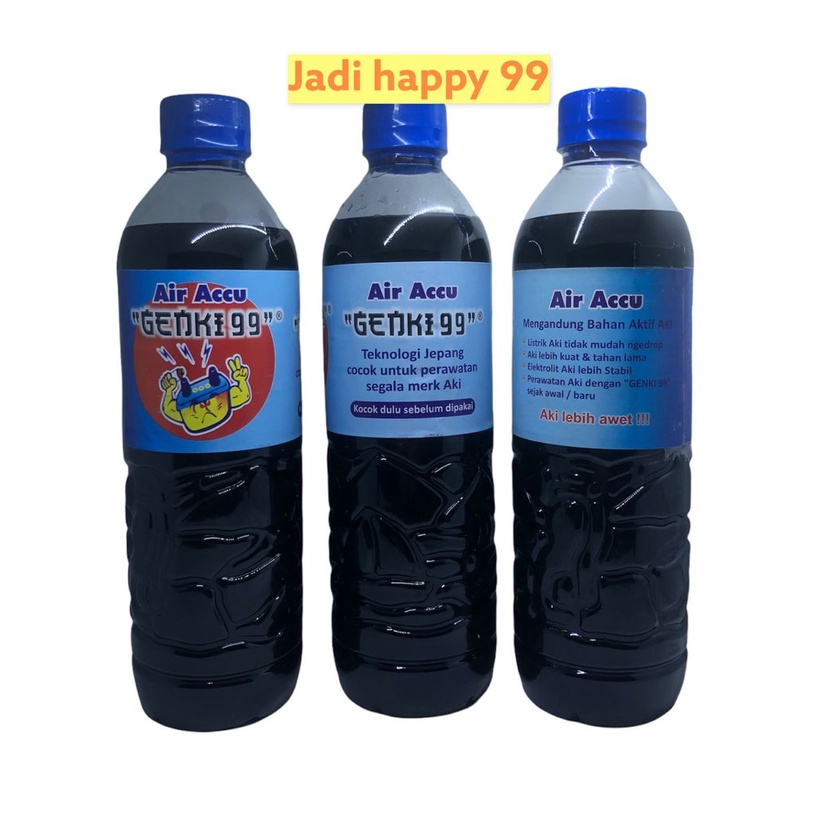 Jual AIR ACCU GENKI99 550ML / AIR AKI GENKI99 / GENKI99 / AIR AKI ACCU ...