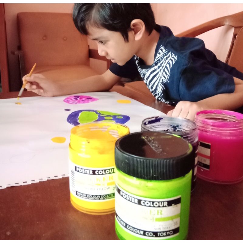 Jual NICKER POSTER COLOR 140ml. Made in Japan | Shopee Indonesia