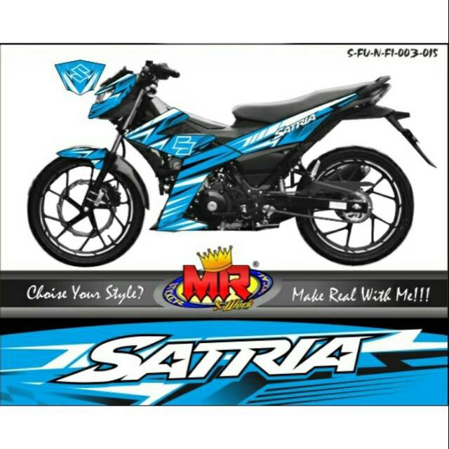 Jual Decal Premium New Satria Fu Fi Stiker Sticker Satria Injeksi 150 ...
