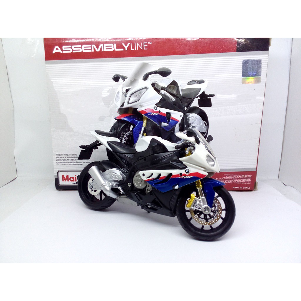 Jual Diecast Maisto Kit Miniatur Motor Sport BMW S 1000R - Diecast ...