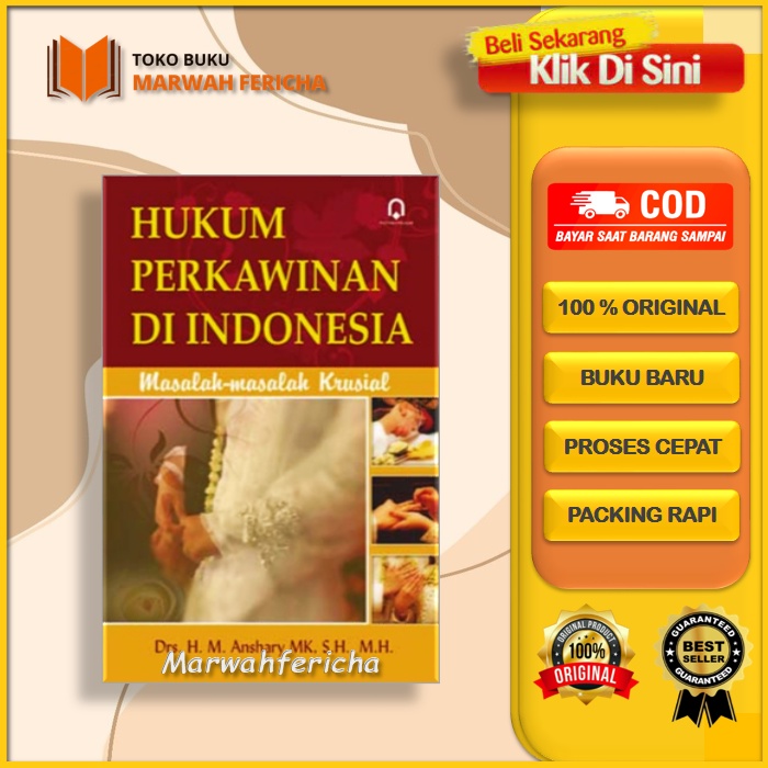 Jual Buku Hukum Perkawinan di Indonesia masalah-masalah krusial - Pustaka Pelajar | Shopee Indonesia