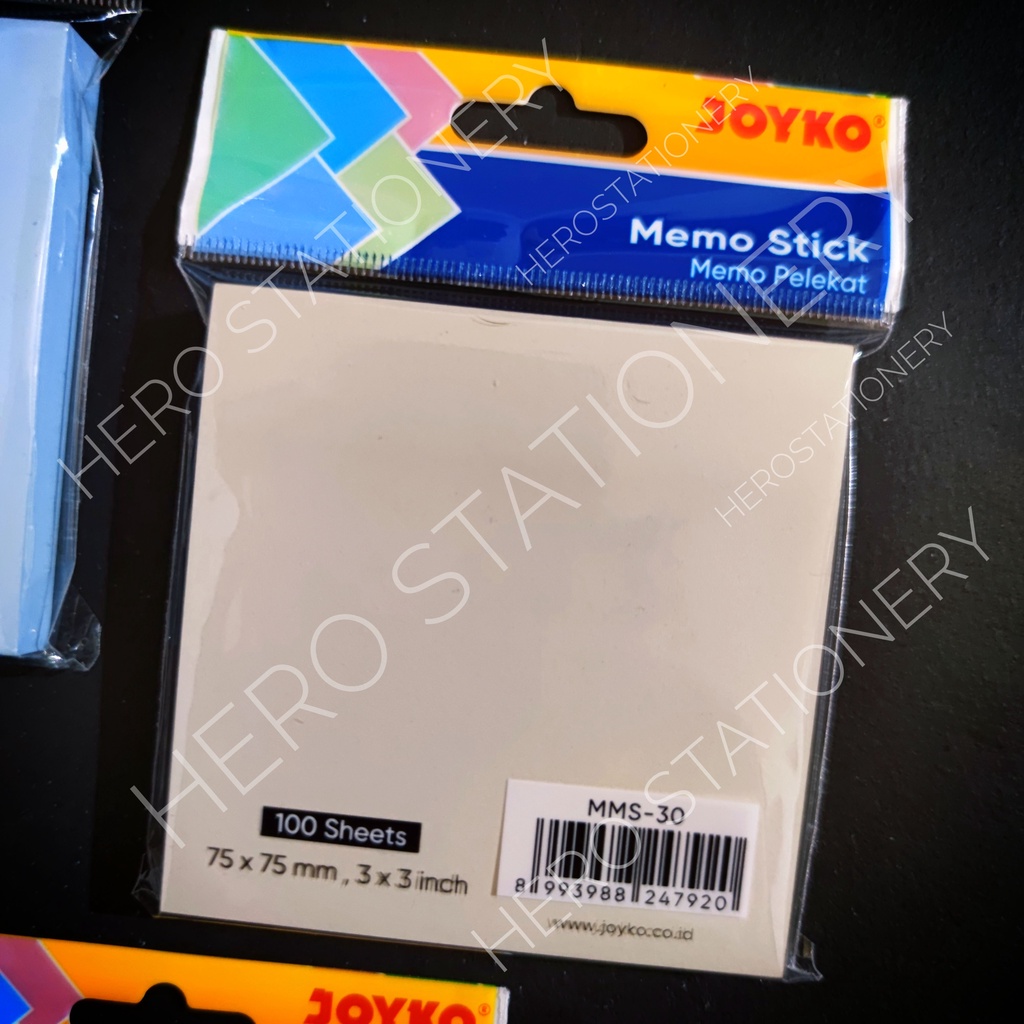 Jual Joyko sticky note memo stick kertas joyko warna morandi pastel color MMS-30 | Shopee Indonesia