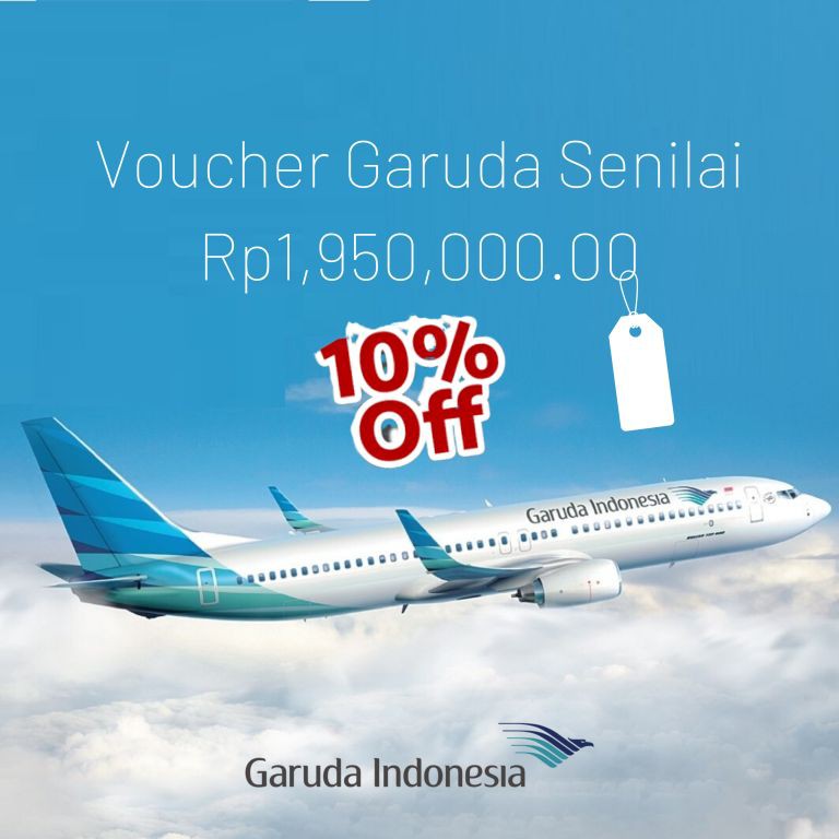 Jual VOUCHER TIKET GARUDA IDR1,950,000.00 | Shopee Indonesia