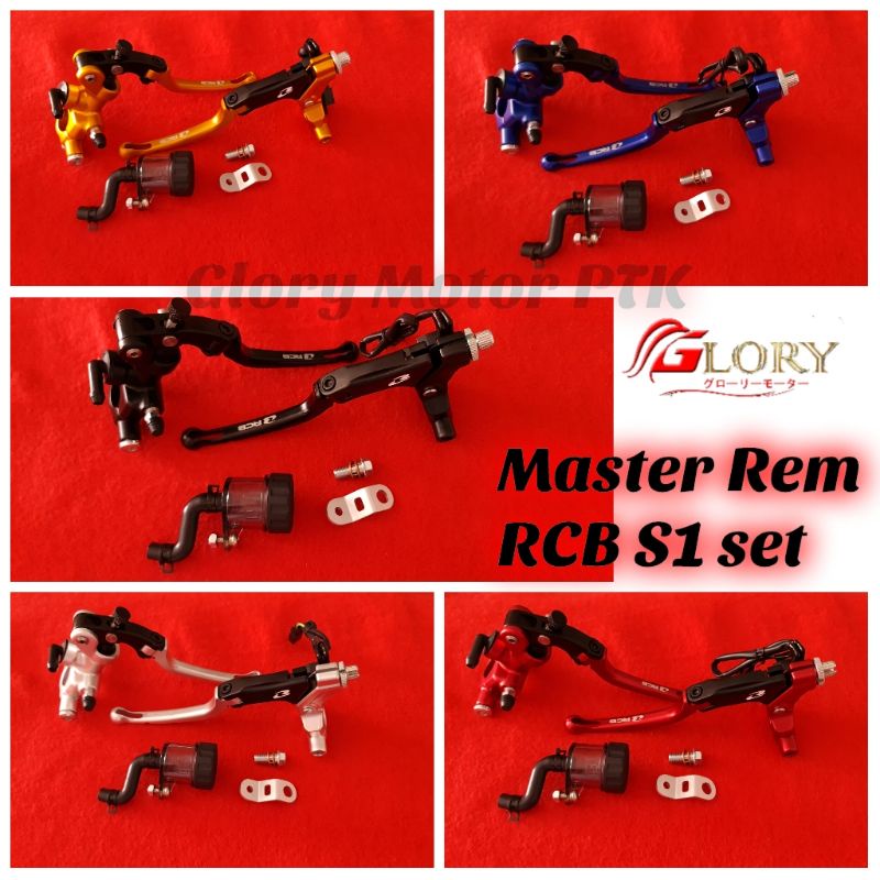 Jual Master Rem Set RCB Type S1 Kiri kopling/rem + kanan master ...