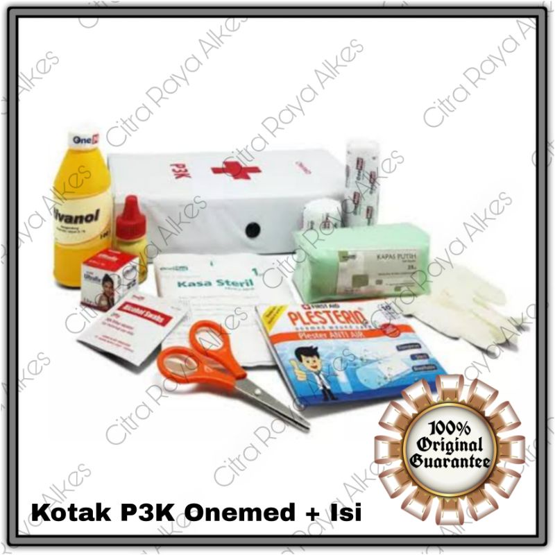 Jual kotak P3K+isi onemed (set)/MEDIKA | Shopee Indonesia