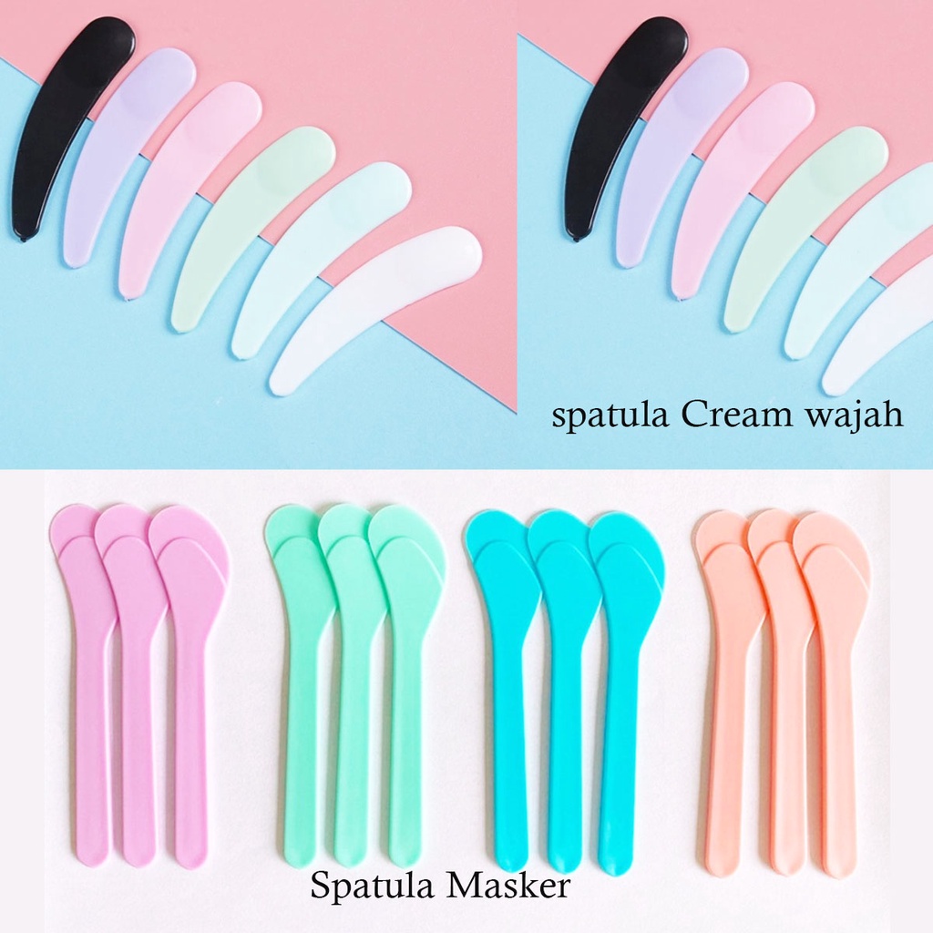Jual Spatula Masker Wajah Sendok Aduk Wax Cream wajah | Shopee Indonesia