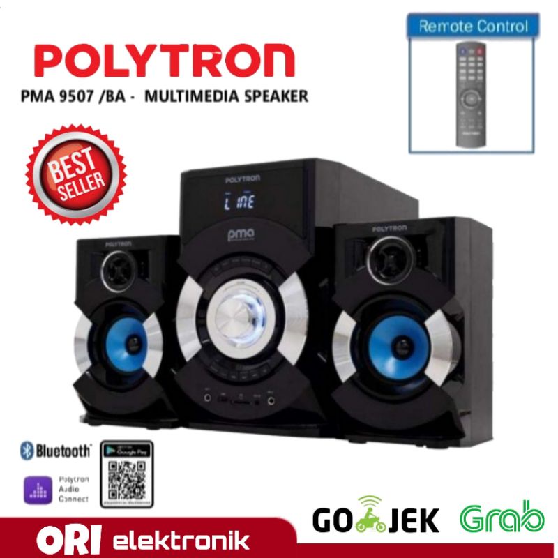 Jual POLYTRON SPEAKER MULTIMEDIA BLUETOOTH PMA 9527 | Shopee Indonesia