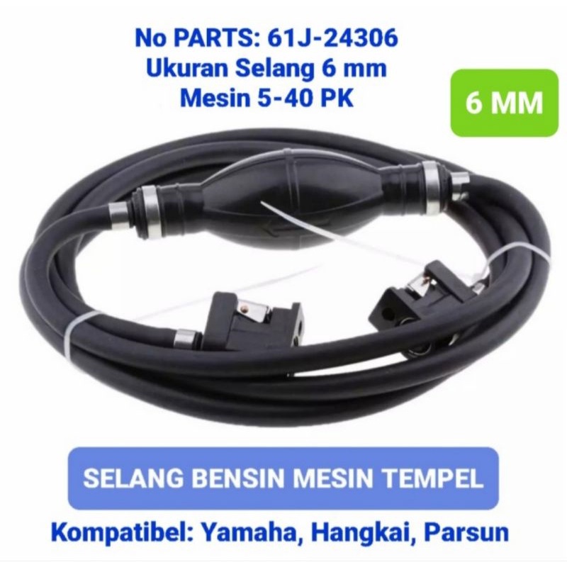 Jual Selang Bensin Mesin Tempel ( Outboard Motor Fuel Primary Pump ) kompatibel Yamaha Hangkai ...