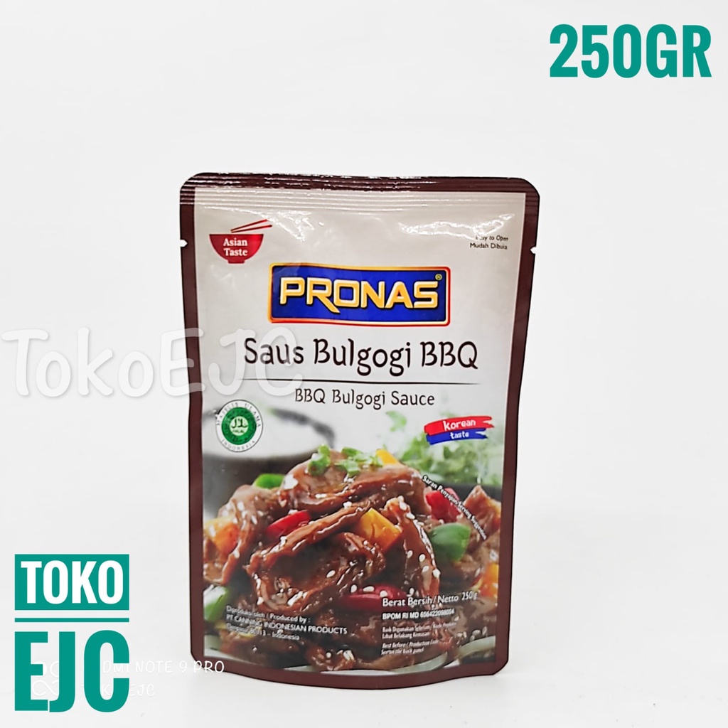 Jual Pronas Saus Bulgogi Barbeque BBQ Bulgogi Sauce 250gr | Shopee Indonesia