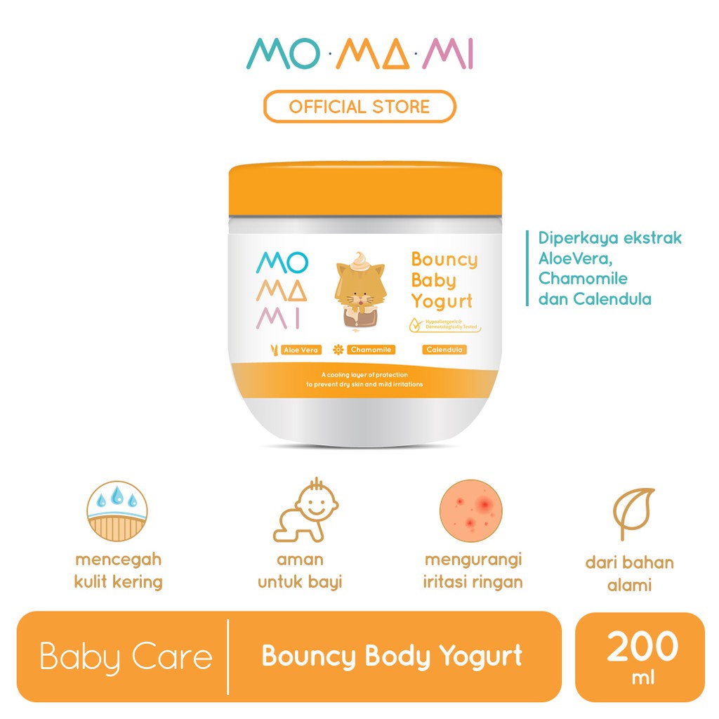 Jual Momami Baby Bouncy Baby Yogurt - Lotion & Cream Bayi (200 mL ...