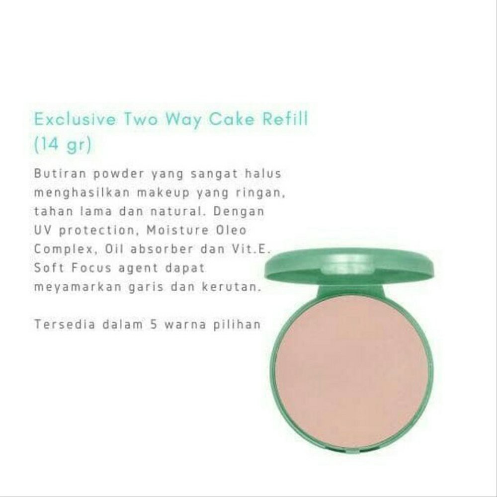 Jual BEDAK WARDAH EXCLUSIVE REFILL TWO WAY CAKE | Shopee Indonesia