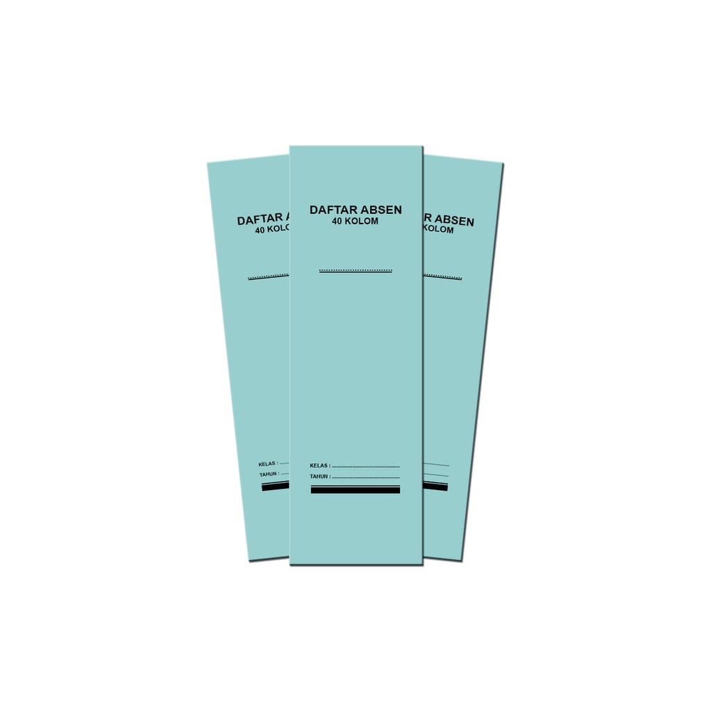 Jual Daftar Absen | Buku Absensi Siswa/Murid | 7 Hal 20/40 Kolom ...